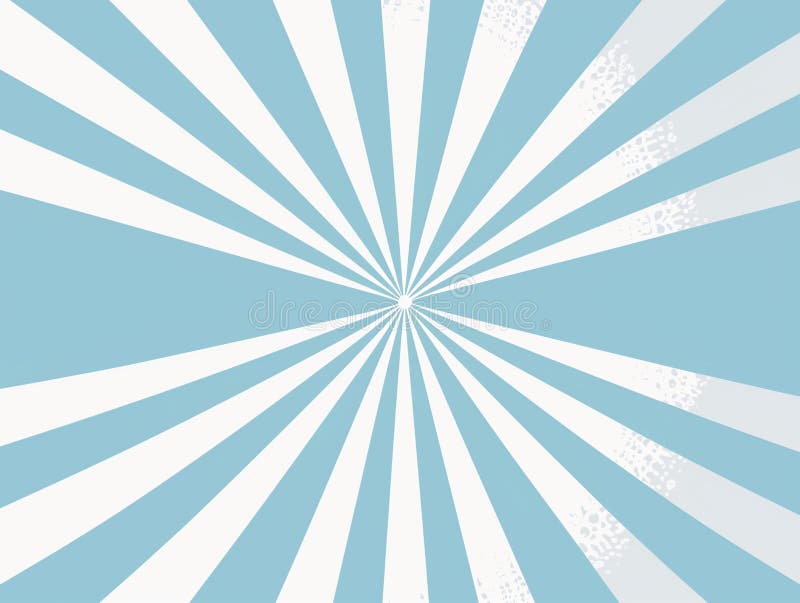 Light Blue Rays, Illustration in the Style of Flat Design, White ...