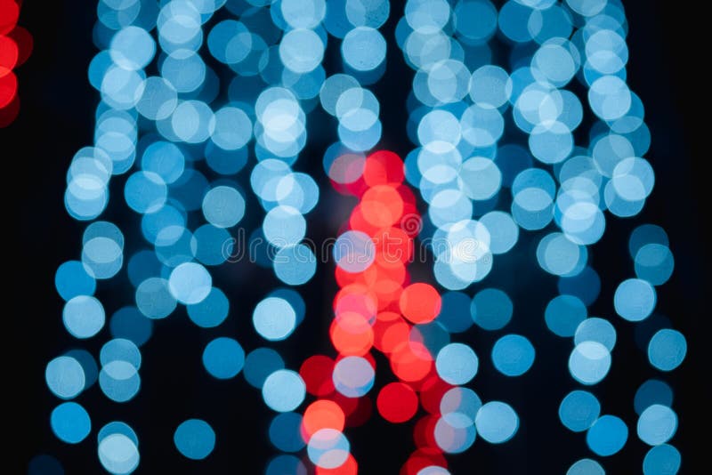 Light Blue and Red Abstract Background Blur with Bokeh Light Stock ...