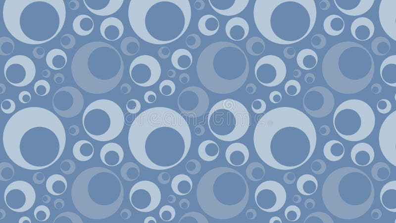 Light Blue Retro Circles Pattern Vector Art Stock Vector - Illustration ...