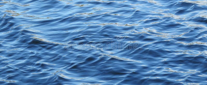 Light Blue River Water Surface with Ripples Stock Image - Image of ...