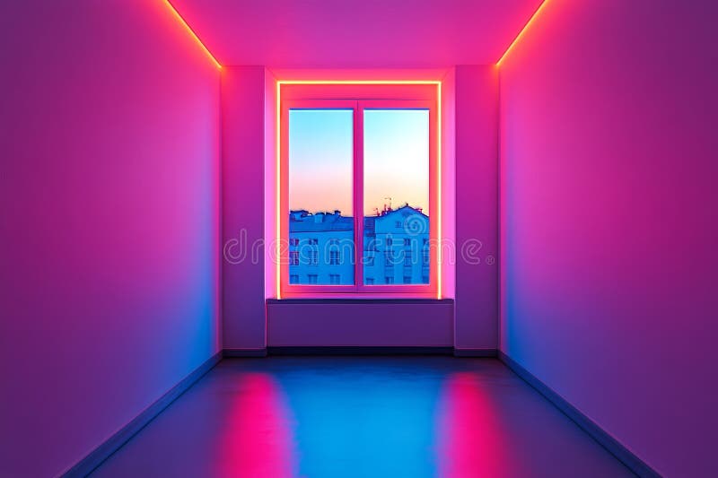 The Light Blue Room, Designed with a Minimalist Approach, Gradient ...