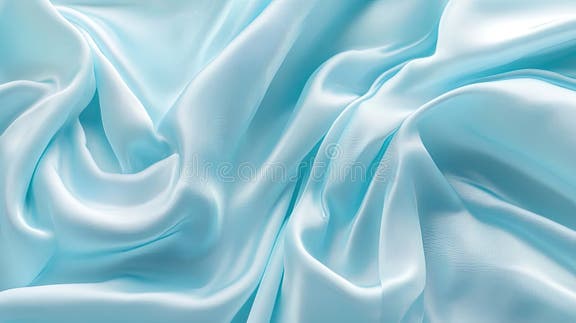 Light Blue Silk Fabric Drape Texture Stock Illustration - Illustration ...