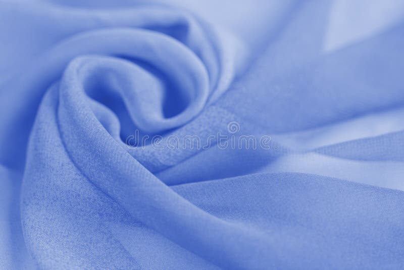 Light Blue Silk Textile Used As Background Stock Image - Image of ...