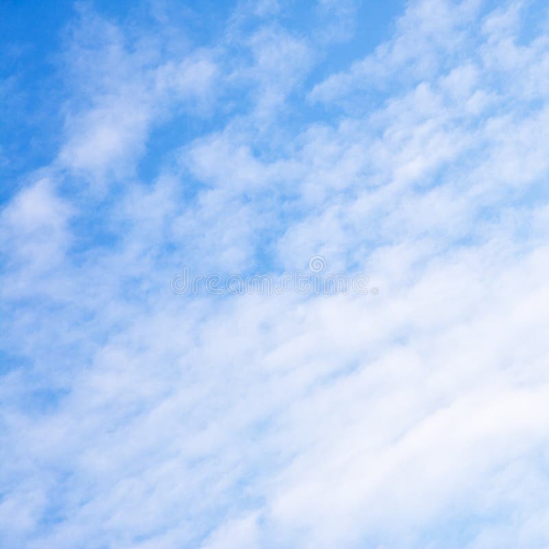Light Blue Sky with Clouds - Background Stock Image - Image of clouds ...