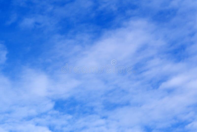 Light Blue Sky with Clouds, May Be Used As Background . Stock Photo ...