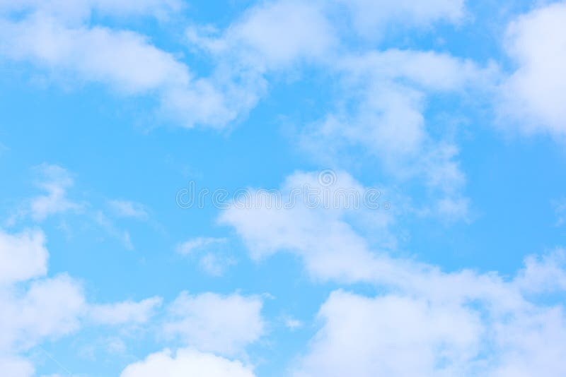 Blue Sky With Light Clouds - Smooth Background Stock Image - Image of ...