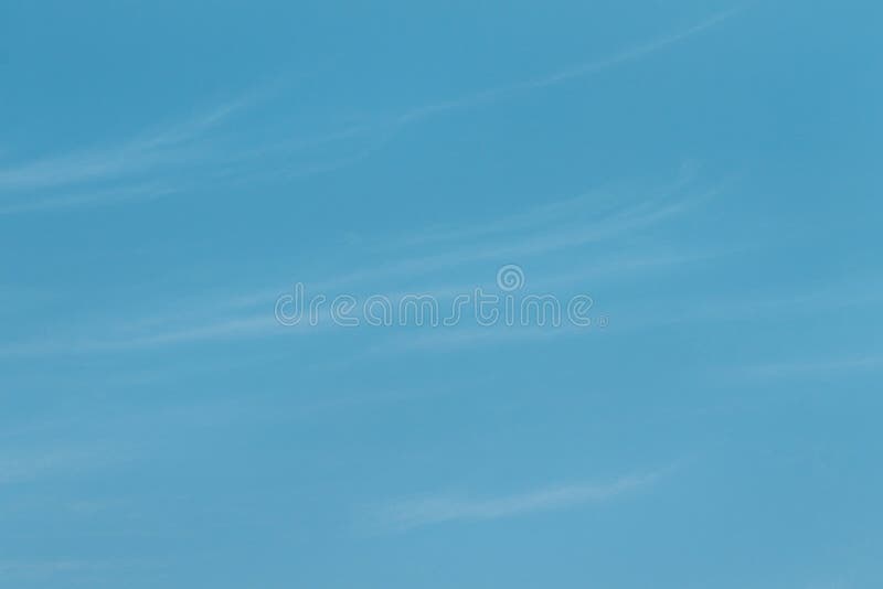 Light Blue Sky with Line Clouds Patterns for Background Stock Image ...