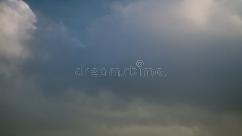 A Light Blue Sky is Obscured by White Clouds, Creating a Hazy ...