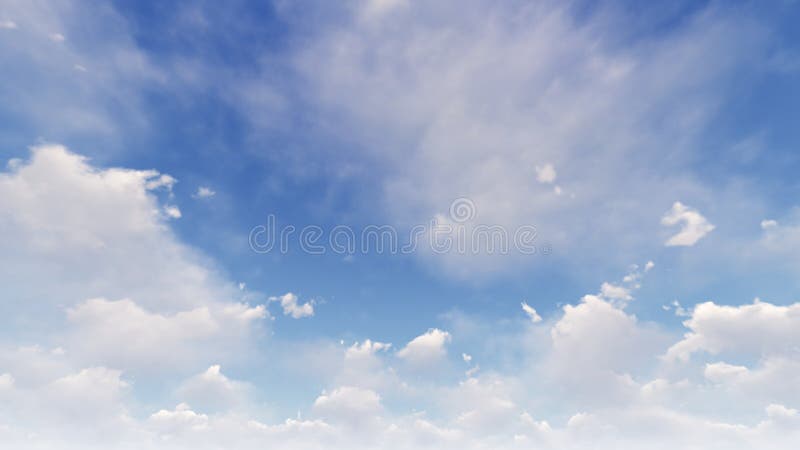 A Light Blue Sky with White Clouds Stock Illustration - Illustration of ...
