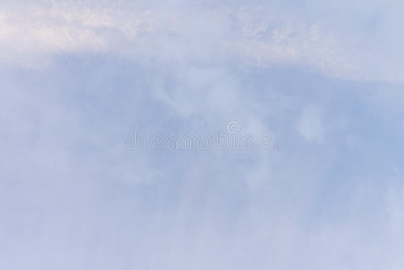Light-blue Sky with White Clouds of Haze. Stock Image - Image of ...