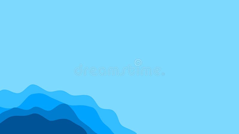 Light Blue Slight Convoluted Objects Bg - Abstract 3D Illustration ...