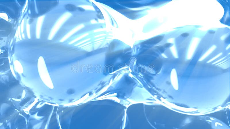 Light Blue Slight Morphed Meta Objects Bg - Abstract 3D Illustration ...