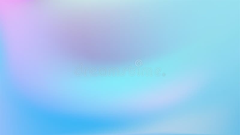 Light Blue Smooth Abstract Gradient Background. Holographic Blurred ...