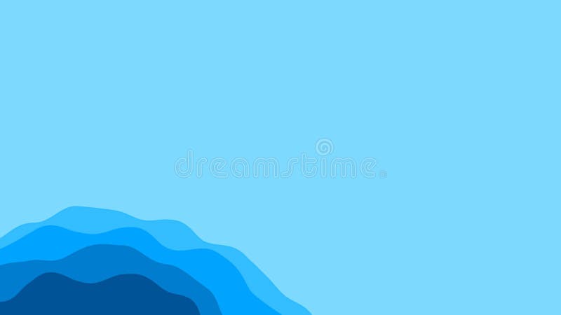 Light Blue Solid Curly Lines Backdrop - Abstract 3D Rendering Stock ...