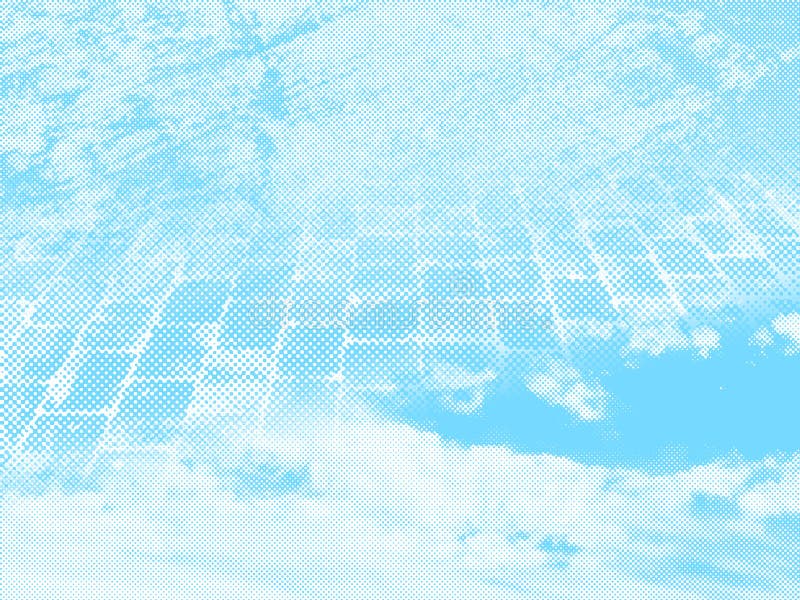 Light Blue Spotted Comic Cartoon Background, Small Points Dots Stock ...