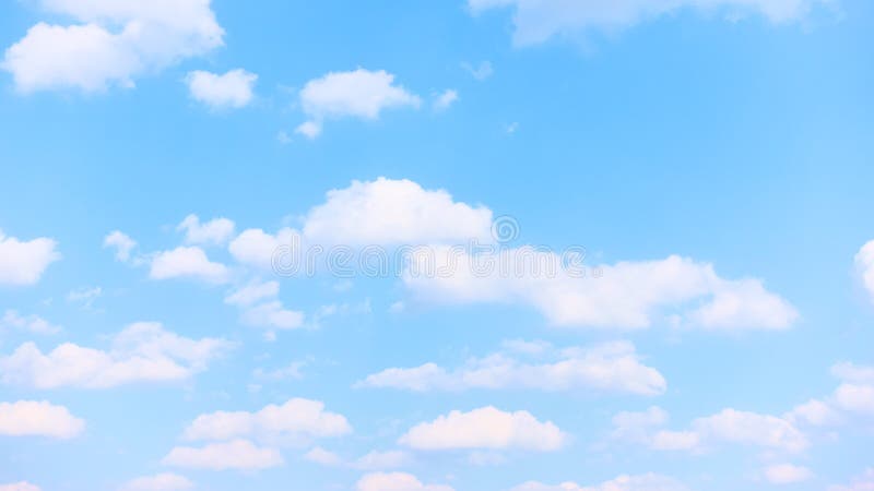 Light Blue Spring Sky with White Clouds Stock Image - Image of cloud ...