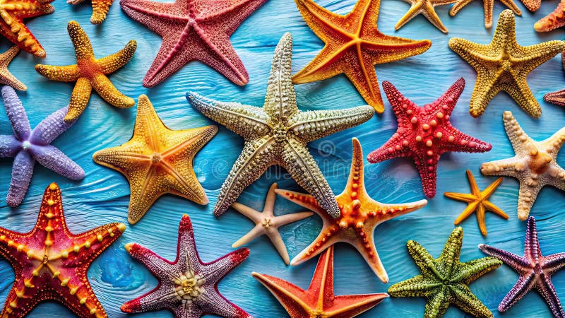 Light Blue Starfish Doodle Wallpaper Modern Architectural Photography ...