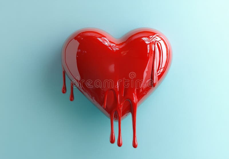 A Light Blue Surface Serves As the Backdrop for a Bleeding Heart ...