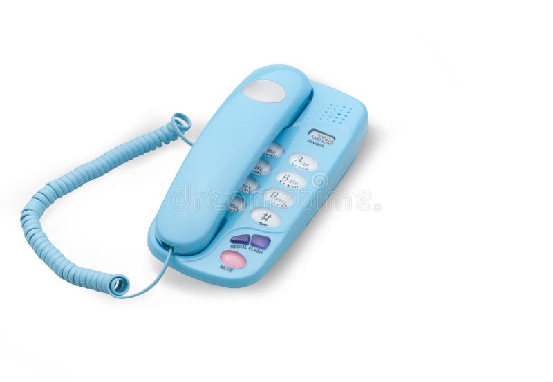 Light blue telephone stock image. Image of contemporary - 26907315