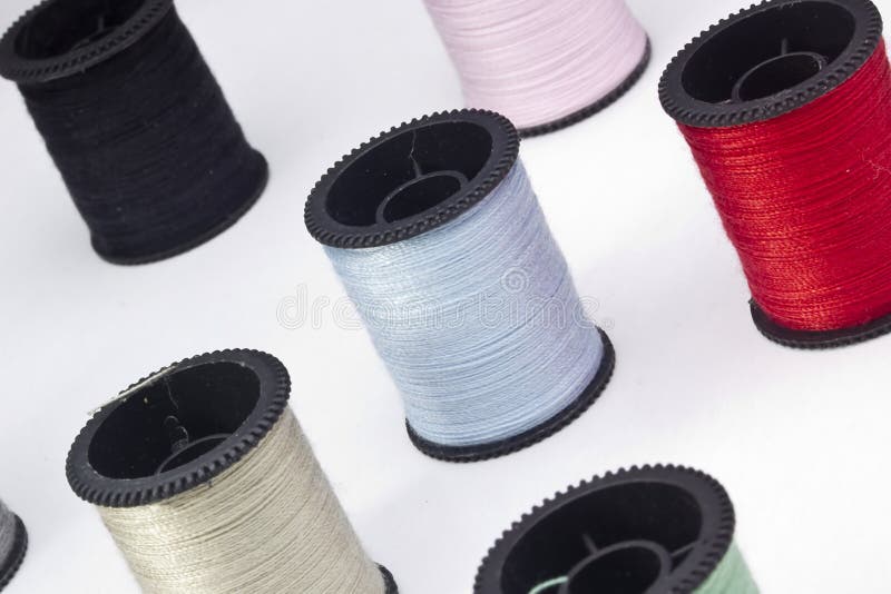 Light Blue Thread stock photo. Image of embroidery, sewing - 24033620