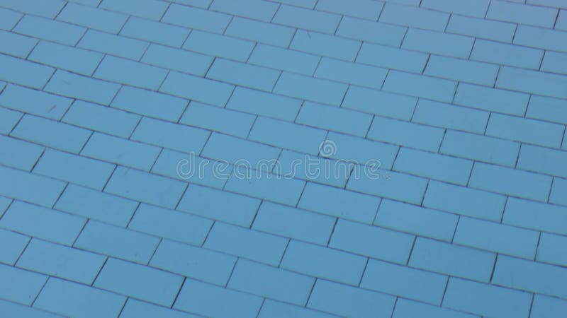 Light Blue Tiles Pool Bottom Rotating Clockwise in Marsa Alam Stock ...