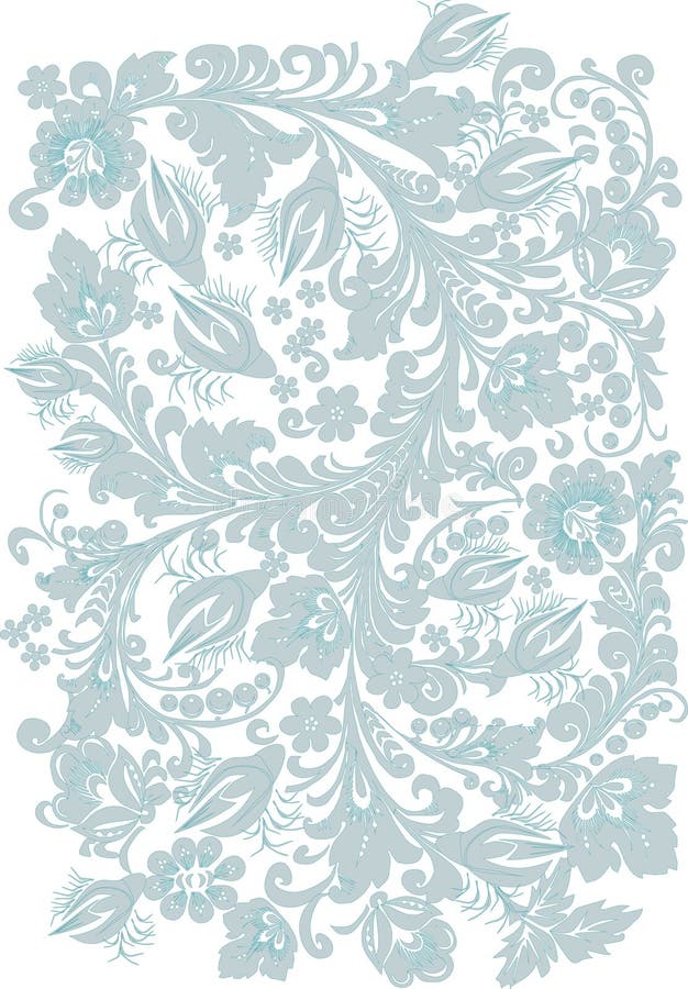 Light Blue Traditional Background Stock Illustration - Illustration of ...