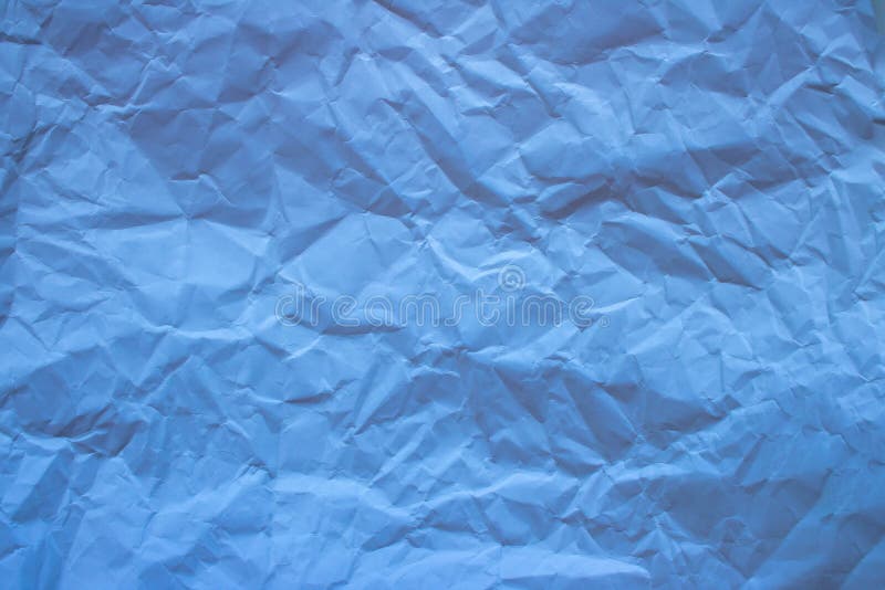 Light Blue Trendy Paper Texture. Crumpled Paper in Light Blue Color ...