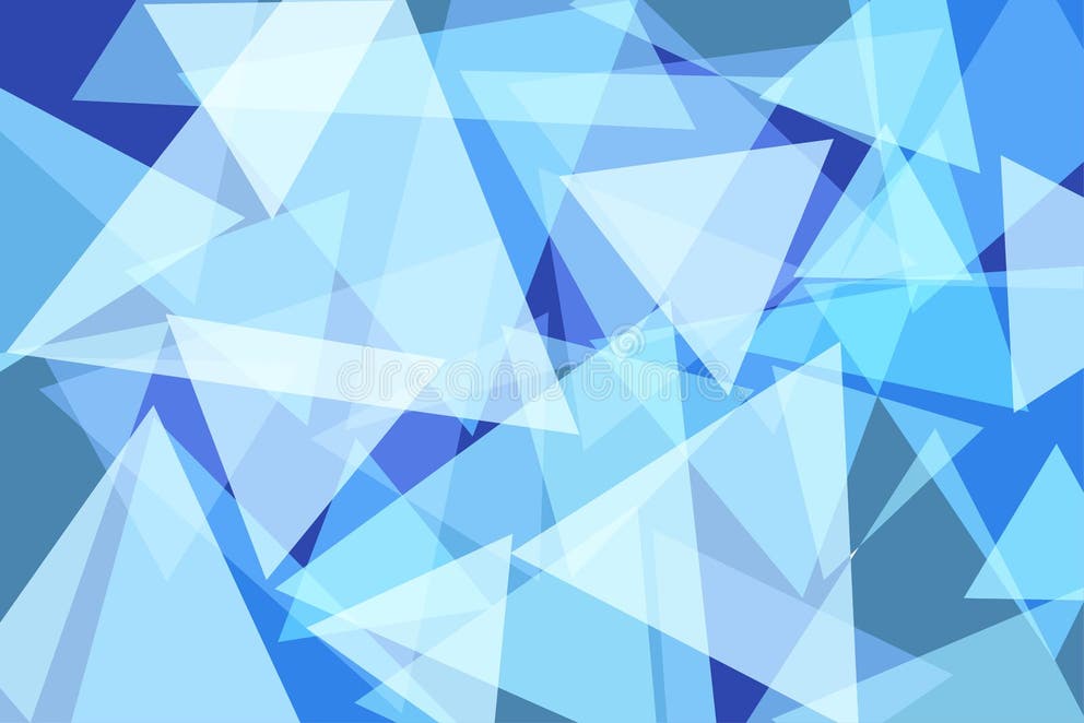 Light Blue Triangle Abstract Background Stock Vector - Illustration of ...