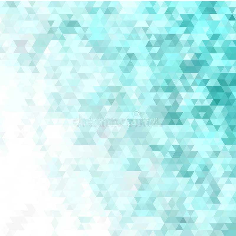 Light Blue Triangular Template for Presentation. Geometric Design ...