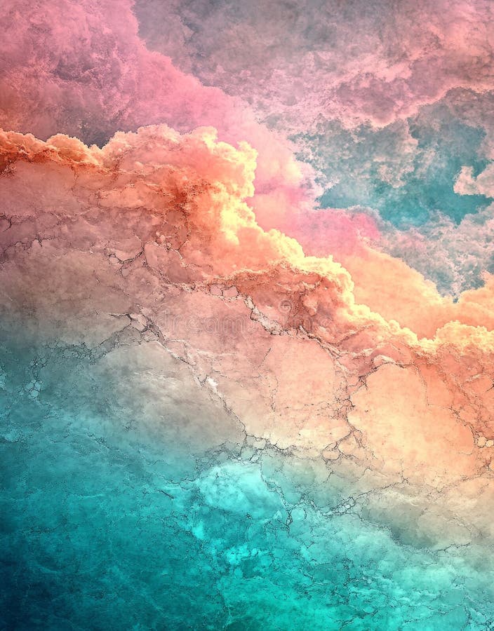 A Light Blue and Turquoise Background with Texture Gives the Impression ...