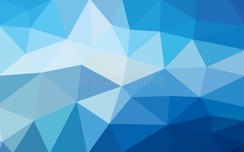 Light Blue Vector Low Poly Crystal Background. Polygon Design Stock ...