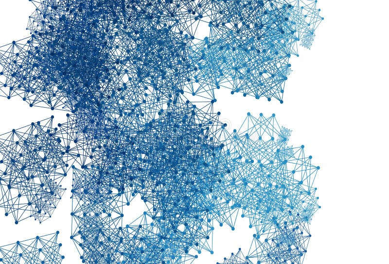 Light BLUE Vector Template with Artificial Intelligence Structure ...