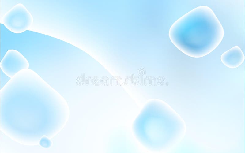 Light BLUE Vector Template with Bubble Shapes. Stock Vector ...