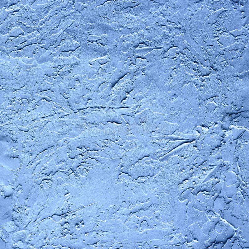 The Light Blue Wall Texture Covered with Decorative Plaster ...