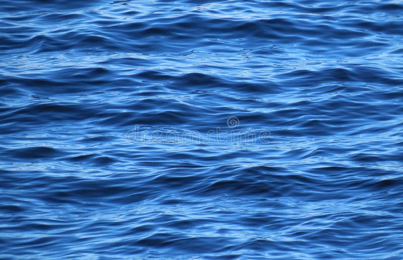 Light Blue Water Surface with Shine and Ripples, Natural Background ...