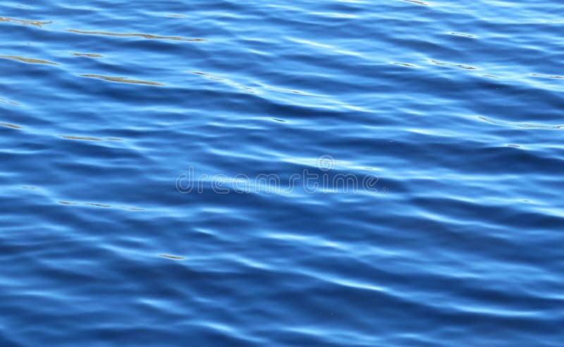 Natural Light Blue Ripple Water Surface Stock Photo - Image of patterns ...