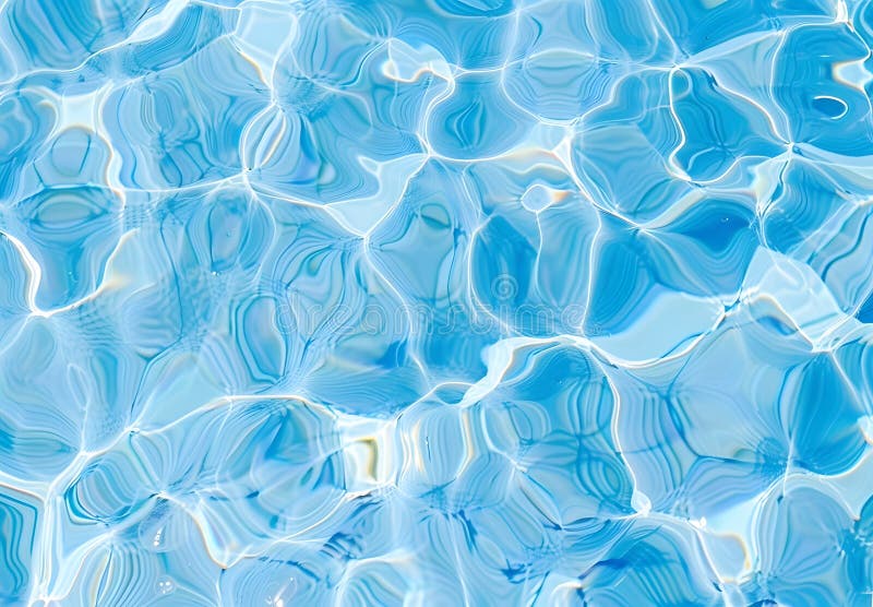 Light Blue Water Texture Background with Ripples Stock Illustration ...