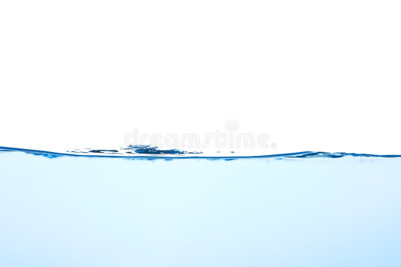 Light Blue Water Wave with Air Bubbles and a Little Bit Splashed ...