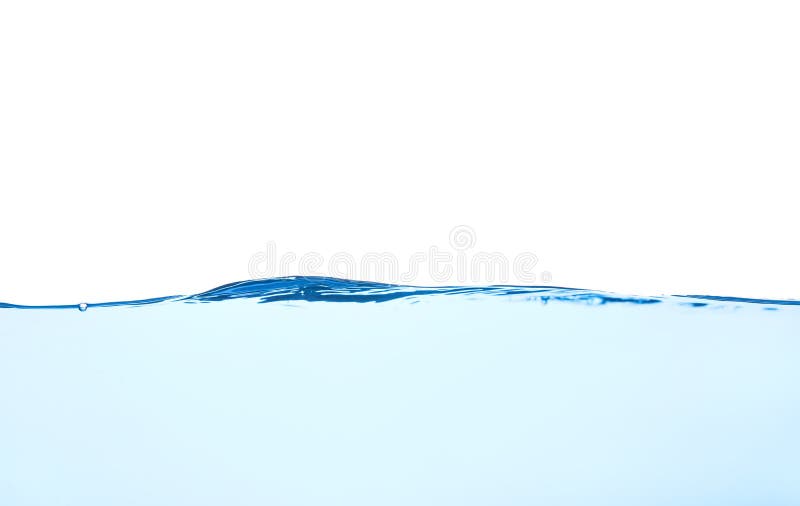 Light Blue Water Wave with Air Bubbles and a Little Bit Splashed ...