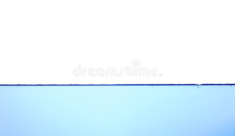 Light Blue Water Wave with Air Bubbles and a Little Bit Splashed ...