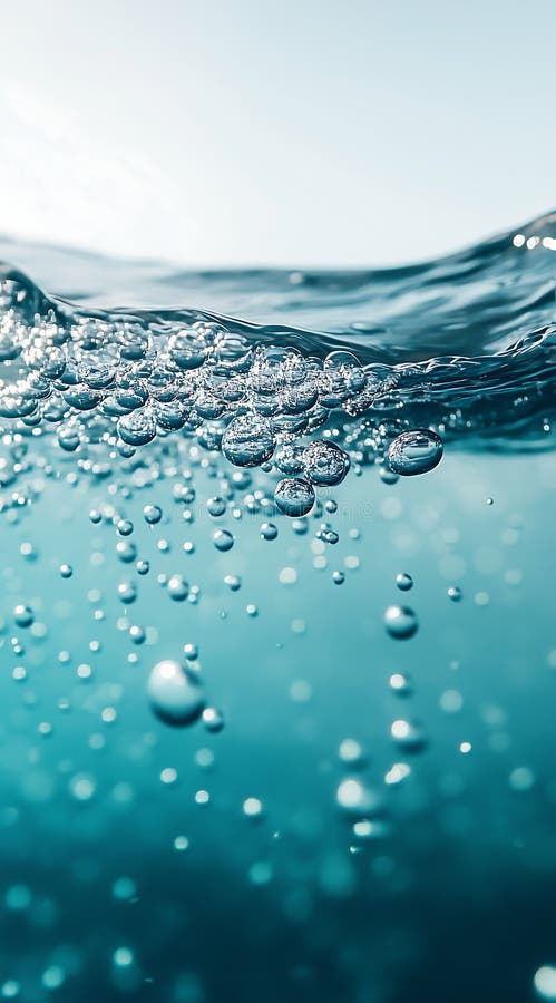 Light Blue Water with a White Background and a Gradient Light Green ...