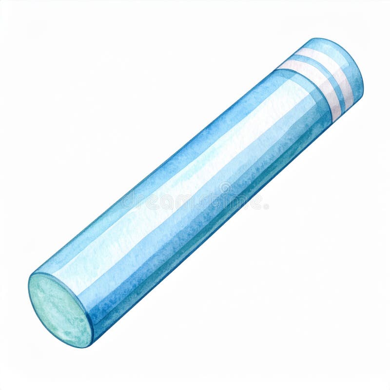 Light Blue Watercolor Chalk Illustration Stock Illustration ...