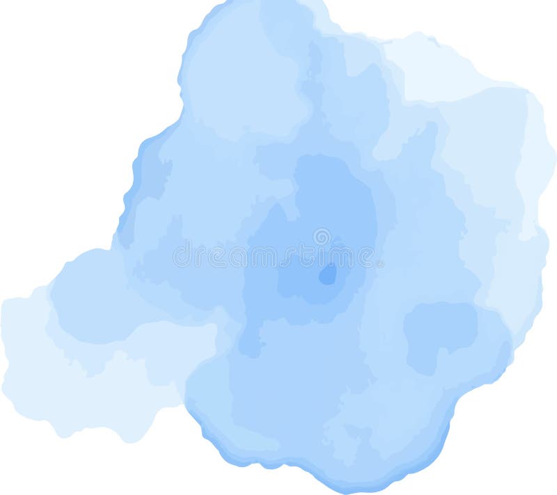 Light Blue Watercolor Splash Creating a Soft and Calming Abstract ...