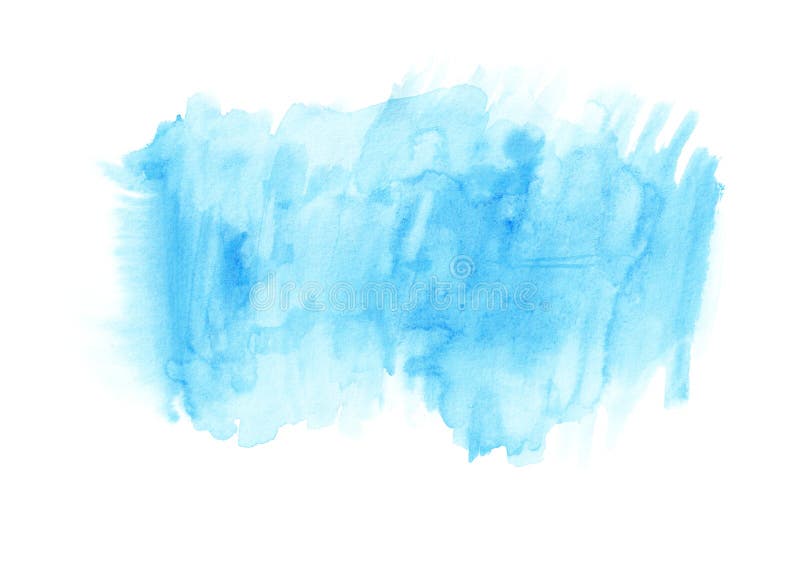 Light Blue Watercolour Horizontal Gradient Background Painted on the ...