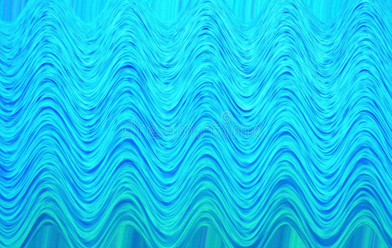 Blue Wave Watercolor Paint Digital Art Background Stock Image - Image ...