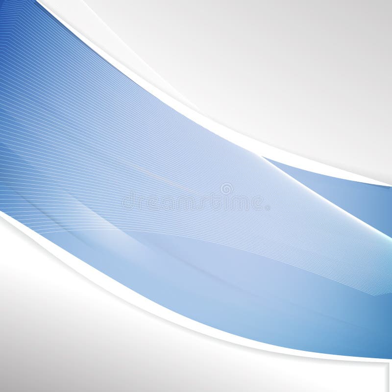 Light Blue Wave Business Background Vector Illustration Stock Vector ...