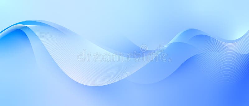 Light Blue Wavy Abstract Background Vector Stock Vector - Illustration ...
