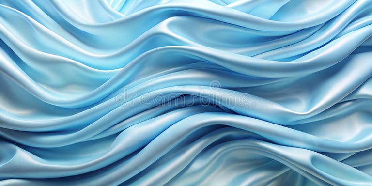 Light Blue Wavy Cloth Background Stock Illustration - Illustration of ...