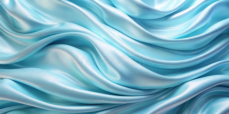 Light Blue Wavy Cloth Background Stock Illustration - Illustration of ...