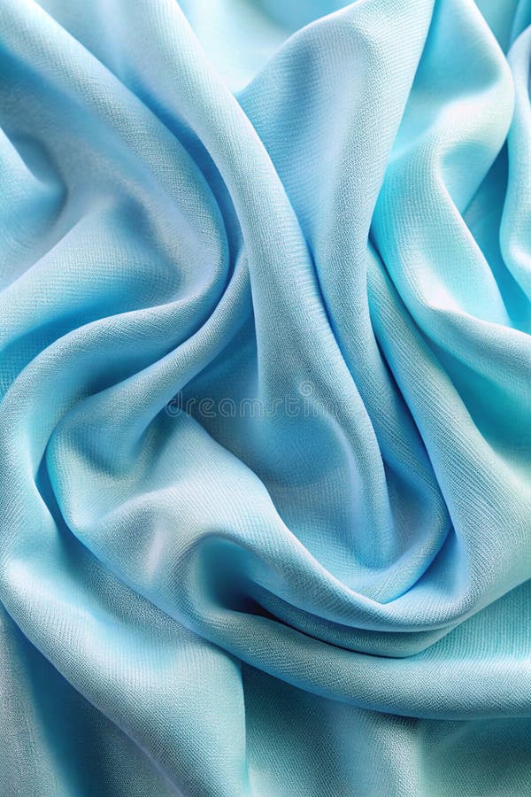 Light Blue Wavy Cloth Background Stock Illustration - Illustration of ...